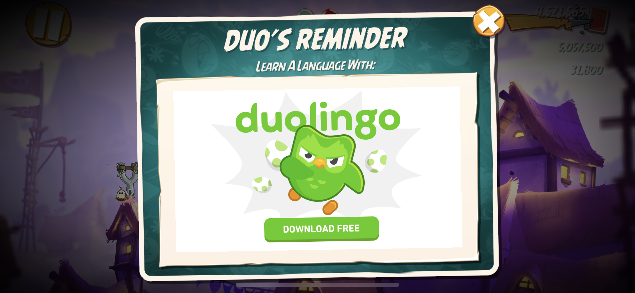 ¡Colaboración inesperada! Las aves de Duolingo y Angry Birds trabajarán ...
