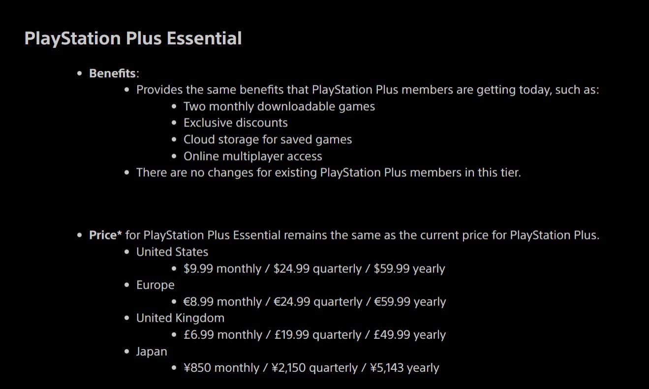 PlayStation Plus tendrá 3 planes, Essentials, Extra y Premium, su ...