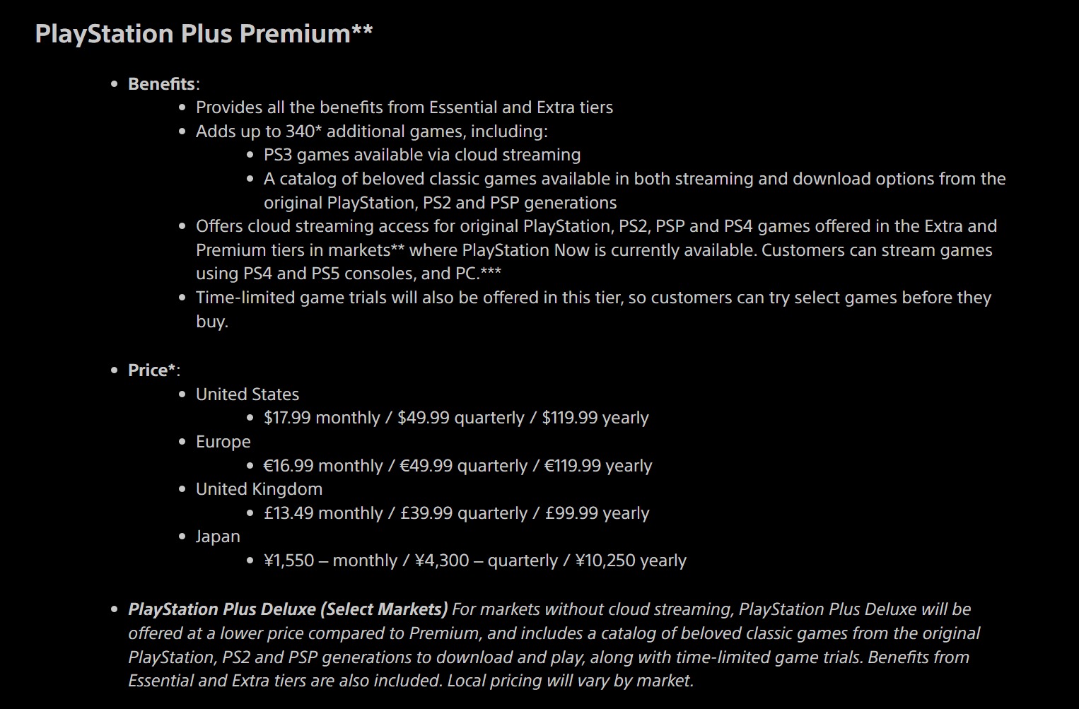 PlayStation Plus tendrá 3 planes, Essentials, Extra y Premium, su ...