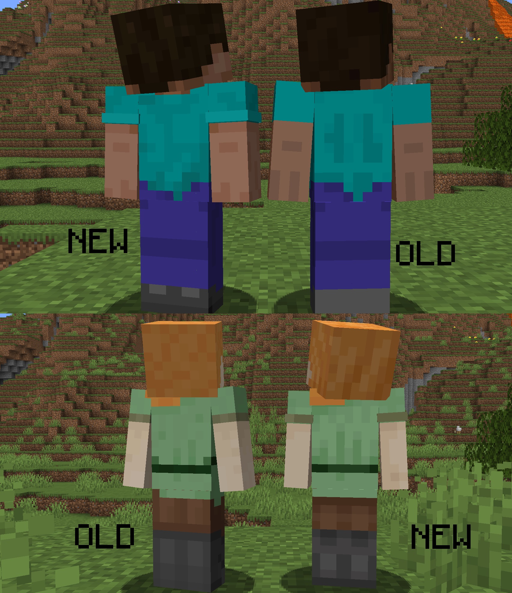 Minecraft actualiza las skin de Alex y Steve después de 13 años, con ...